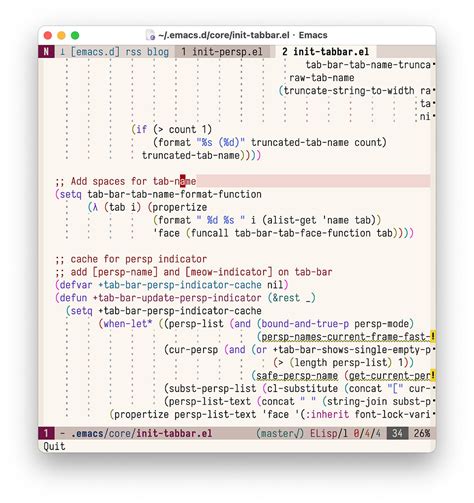 （分享）emacs 中的工作区、tab 和窗口管理 emacs general emacs china