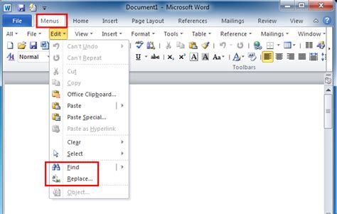 Microsoft Word Find And Replace Command Monlasopa