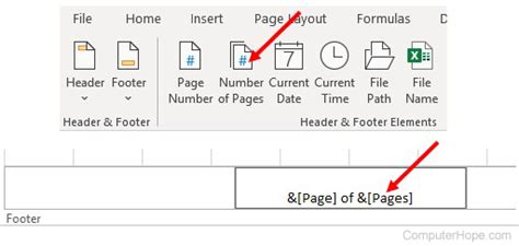 How To Insert A Page Number In Microsoft Excel