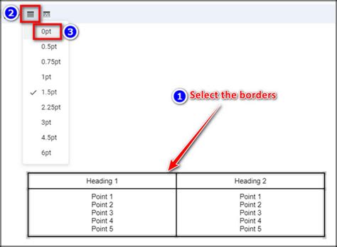 How To Make A T Chart In Google Docs Within A Minute