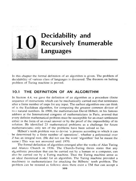 decidability and undecidability proving the existence of undecidable problems through the