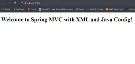 Configuring Spring Mvc With Xml And Java Config Geeksforgeeks