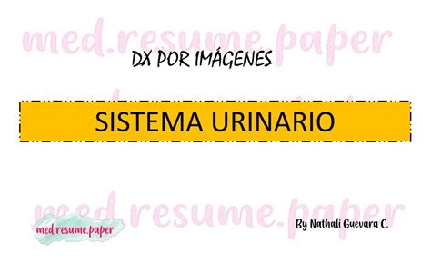 radiografías del sistema urinario DIAGNOSTICO POR IMAGENES med