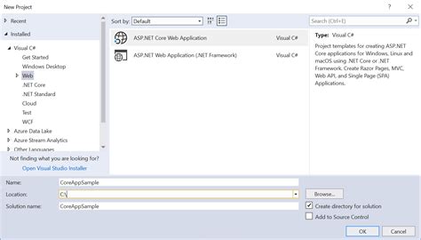 setting up core application with crud operations for beginners asp core asp
