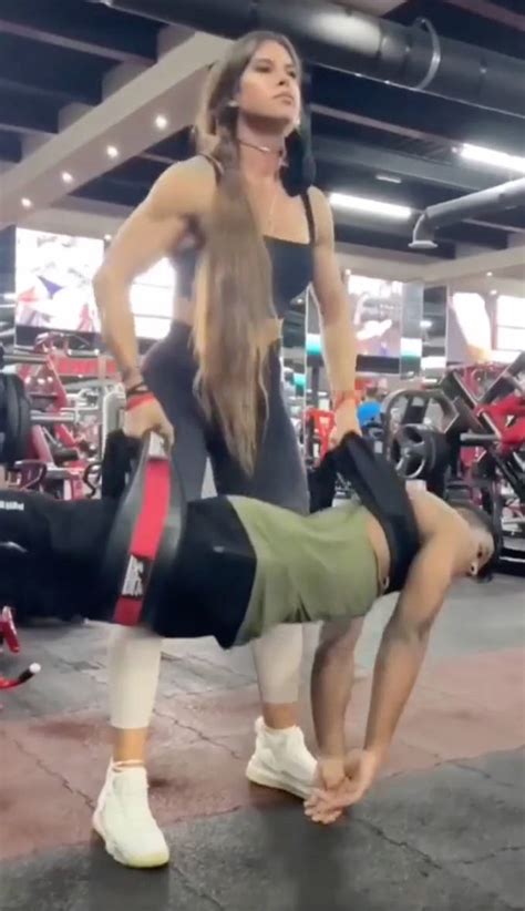Muscle Girl Lifts Guy By Bigelowmax On Deviantart