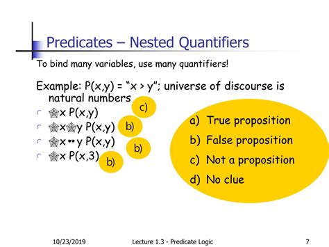 ppt lecture 1 3 predicate logic powerpoint presentation free download id 8732843