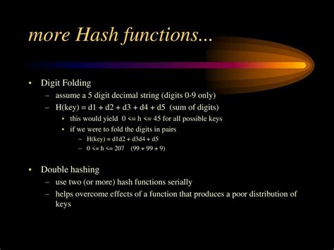 hash tables and associative containers ppt download