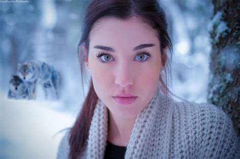 Metart Looking At Viewer Face Portrait Display Blue Eyes Long Hair Metart Magazine