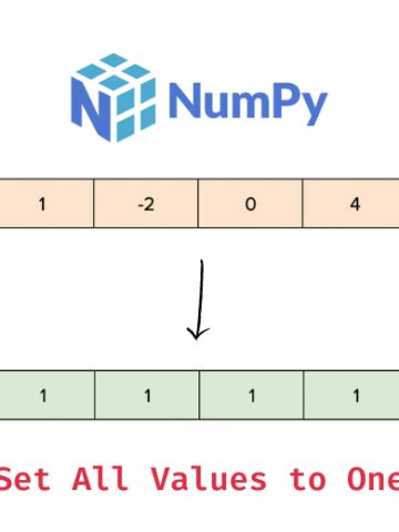 Numpy Set All Values To Zero In Array Data Science Parichay