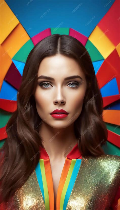 Premium Ai Image Portrait Of Beautiful Female Model