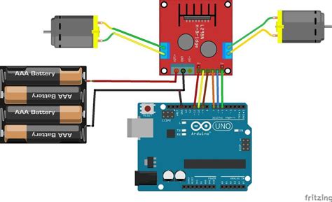 ARDUINO UNO NANO MEGA RASPBERRY PI L298N DUAL H BRIDGE DC MOTOR