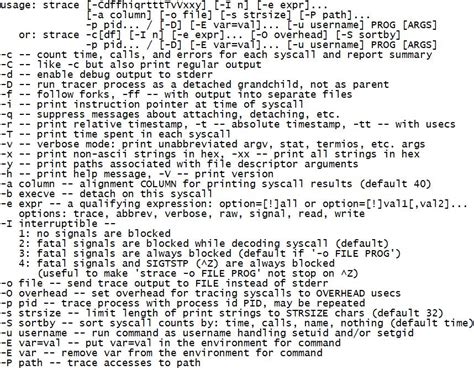 linux监控命令之strace wfw001 博客园