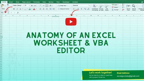 Anatomy Of Excel Worksheet VBA Editor YouTube