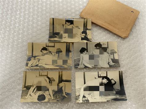 昭和レトロ 当時物 エロ写真 白黒エロ写真 春画 ポルノ写真 5枚まとめ売り 画像加工しています その他 売買されたオークション情報