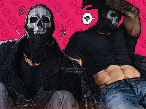 Ghost Call Of Duty And 1 More Drawn By Umikochannart Danbooru