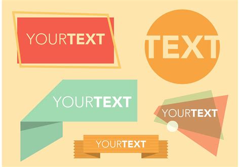 Retro Text Box Free Vectors 88095 Vector Art At Vecteezy