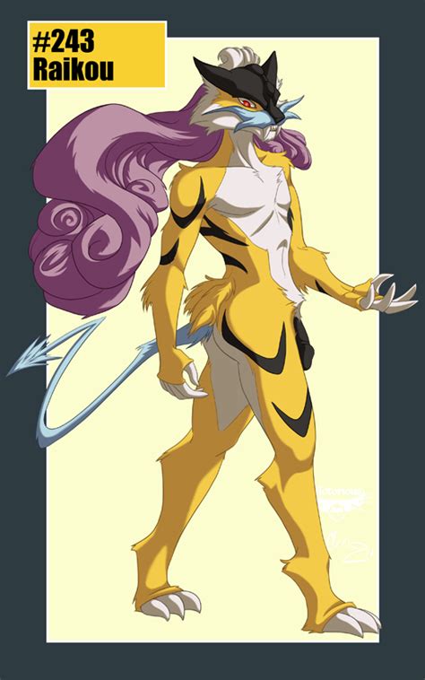 The Pokedex Project 243 Raikou By Notorious Hentai Foundry