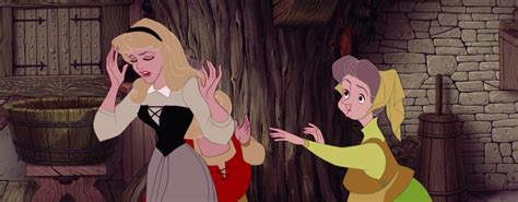 No No I Cant Believe It Briar Rose Aurora And Fauna Sleeping Beauty 1959 Screencap
