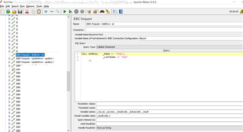 jmeter extract value from jdbc request and use in next jdbc requests stack overflow
