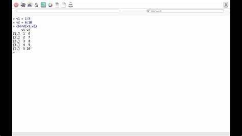 r programming tutorial rbind cbind functions in r youtube