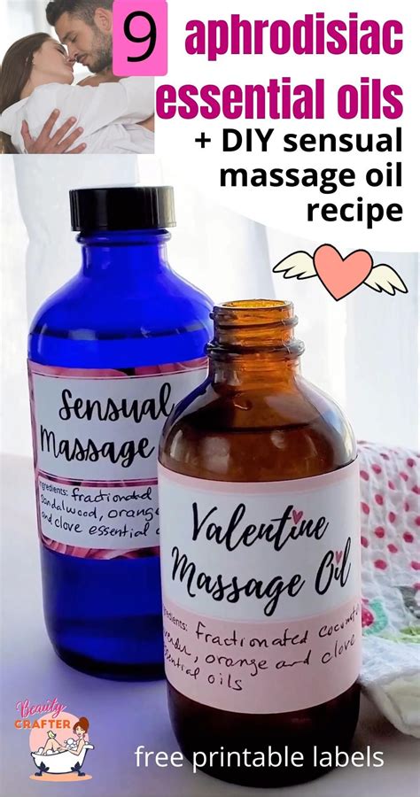 Sensual Essential Oils Massage Oil Valentine S Day Diy Artofit