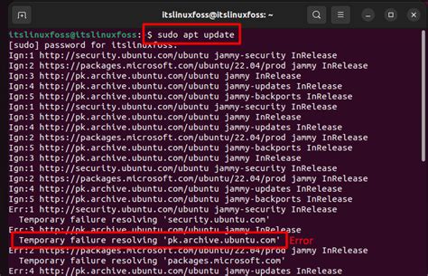 How To Fix Temporary Failure Resolving Archive Ubuntu Error Its