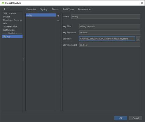 Where Is Debug Keystore In Android Studio Stack Overflow