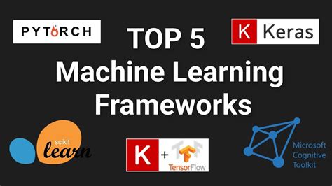 top 5 machine learning frameworks ml frameworks machine learning data magic youtube