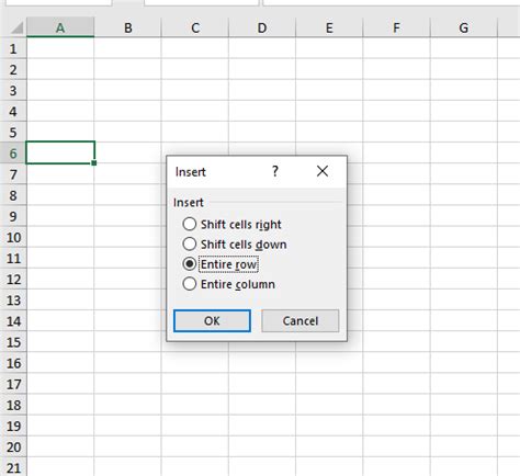 How To Insert A Row In Excel With Shortcuts MacrosInExcel
