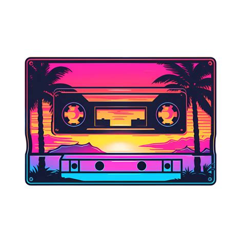 Cassette Tape Retrowave 80s Clipart 24282443 Png