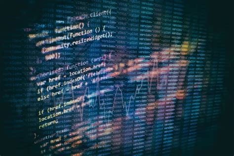 closeup developing programming and coding technologies developer working on web sites codes in
