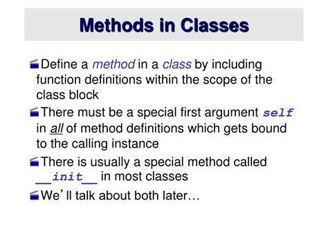 PPT Object Oriented Programming In Python Defining Classes