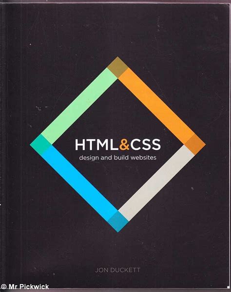 jon duckett html and css design and build websites 1st ed sc book 9781118008188 ebay