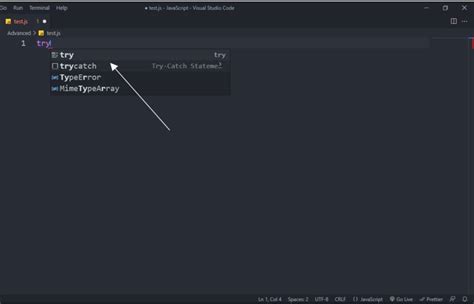 How To Edit Visual Studio Code Auto Complete In JavaScript Stack