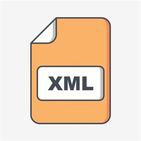 Vector Xml Icon Xml Document File PNG And Vector With Transparent