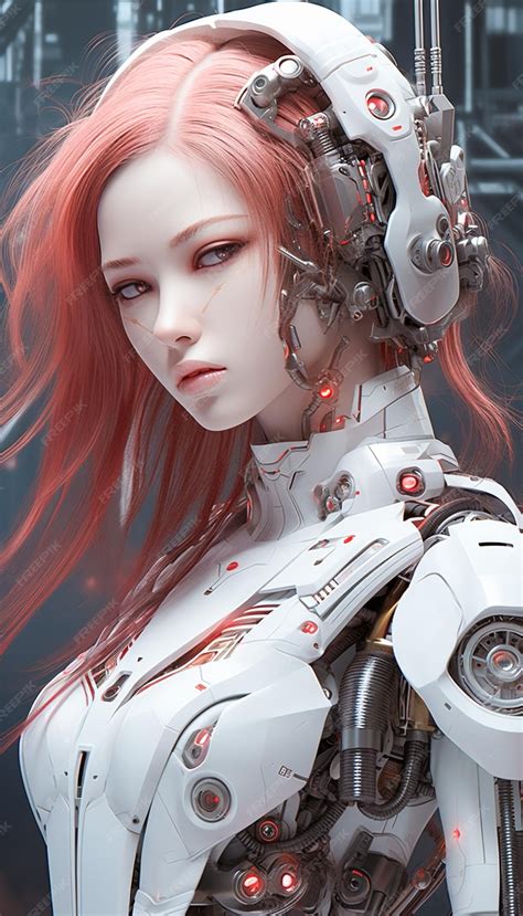 Premium Ai Image Cyberpunk Woman In A Futuristic Cyber World Realistic 3d Model Of A Human
