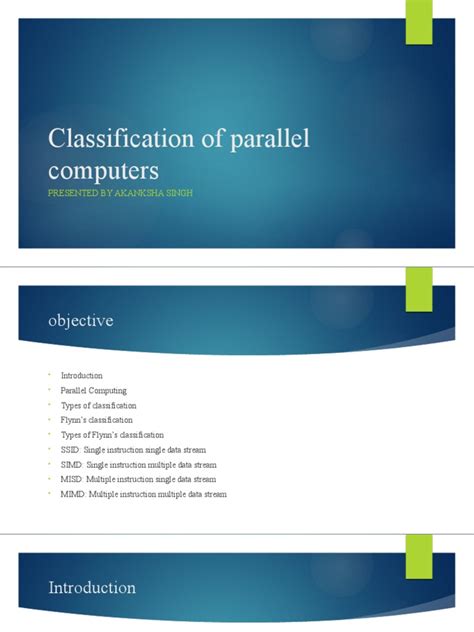 classification of parallel computers pdf central processing unit parallel computing