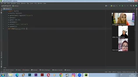 simple project membuat animasi sederhana dengan python coding and big data group 2 youtube