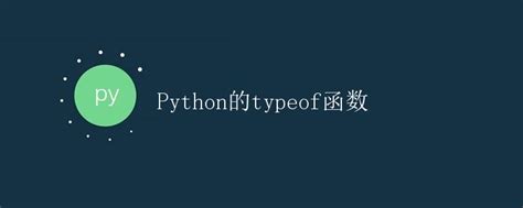 python的typeof函数 极客教程
