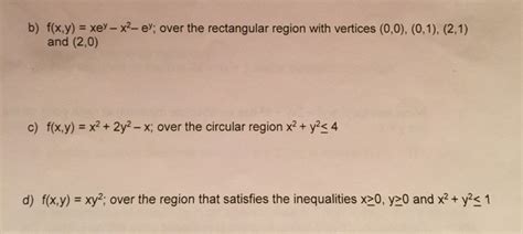 solved find the absolute extrema of the given function on