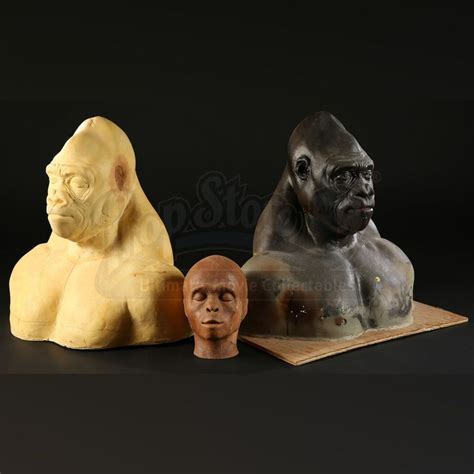Planet Of The Apes 2001 Two Attar Michael Clarke Duncan Gorilla Busts And Ari Helena