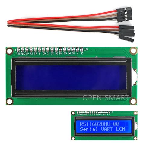i2c iic lcd 1602 display module with white backlight for arduino lcd 1602 lcd display module