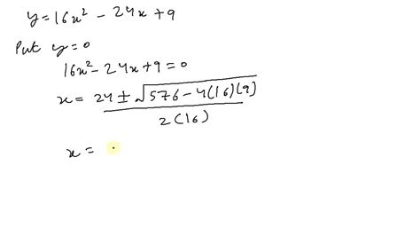 solved find algebraically the x intercept s if any of the graph of the equation