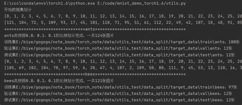 pytorch将数据集划分为训练集、验证集和测试集 哔哩哔哩