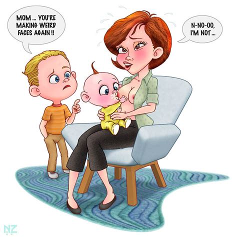 Post Dash Parr Helen Parr Jack Jack Parr The Incredibles Zandersnazz