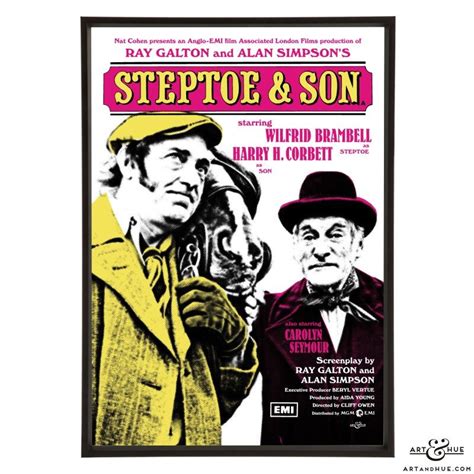 Steptoe Son Stylish Pop Art Bespoke Custom Art Art Hue