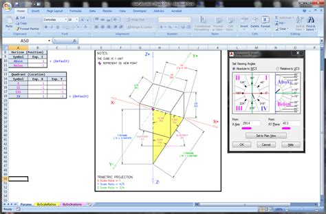 Axonometric Projection Obtaining View Point Location In AutoCAD Model