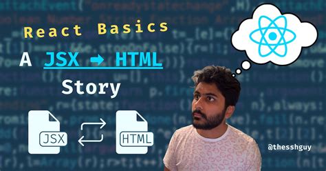 react converting jsx to html explained