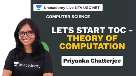 nta ugc net lets start toc theory of computation priyanka unacademy live youtube