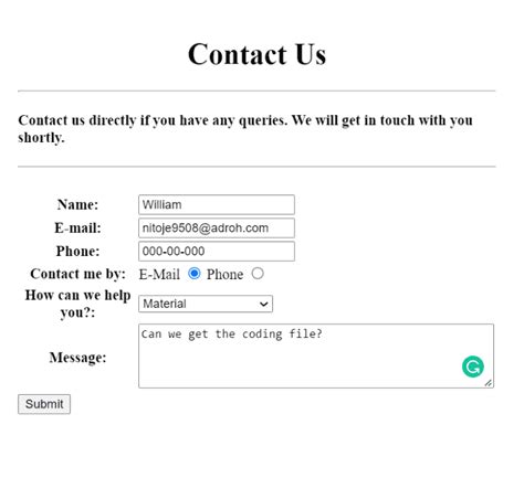 How To Create Contact Form With Django And SQLite Python Guides